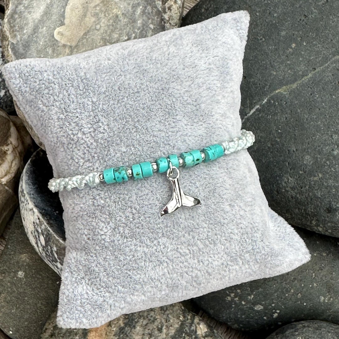 Whale Fin Sterling Silver, Whale Bracelet, Whale Fluke Bracelet, Sea ...