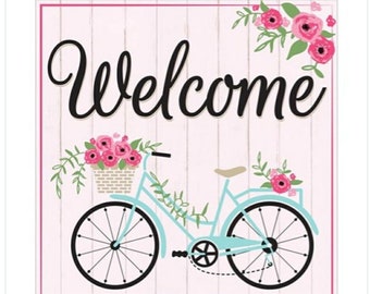 Bicycle Wreath Sign - Etsy