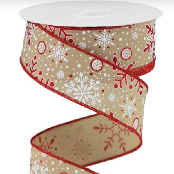 Snowflake Ribbon - Etsy