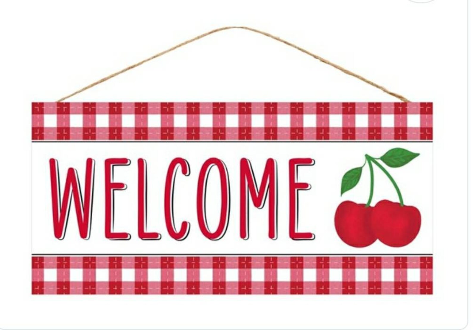 Welcome Cherry Sign Welcome Sign Cherry Sign Spring Sign - Etsy