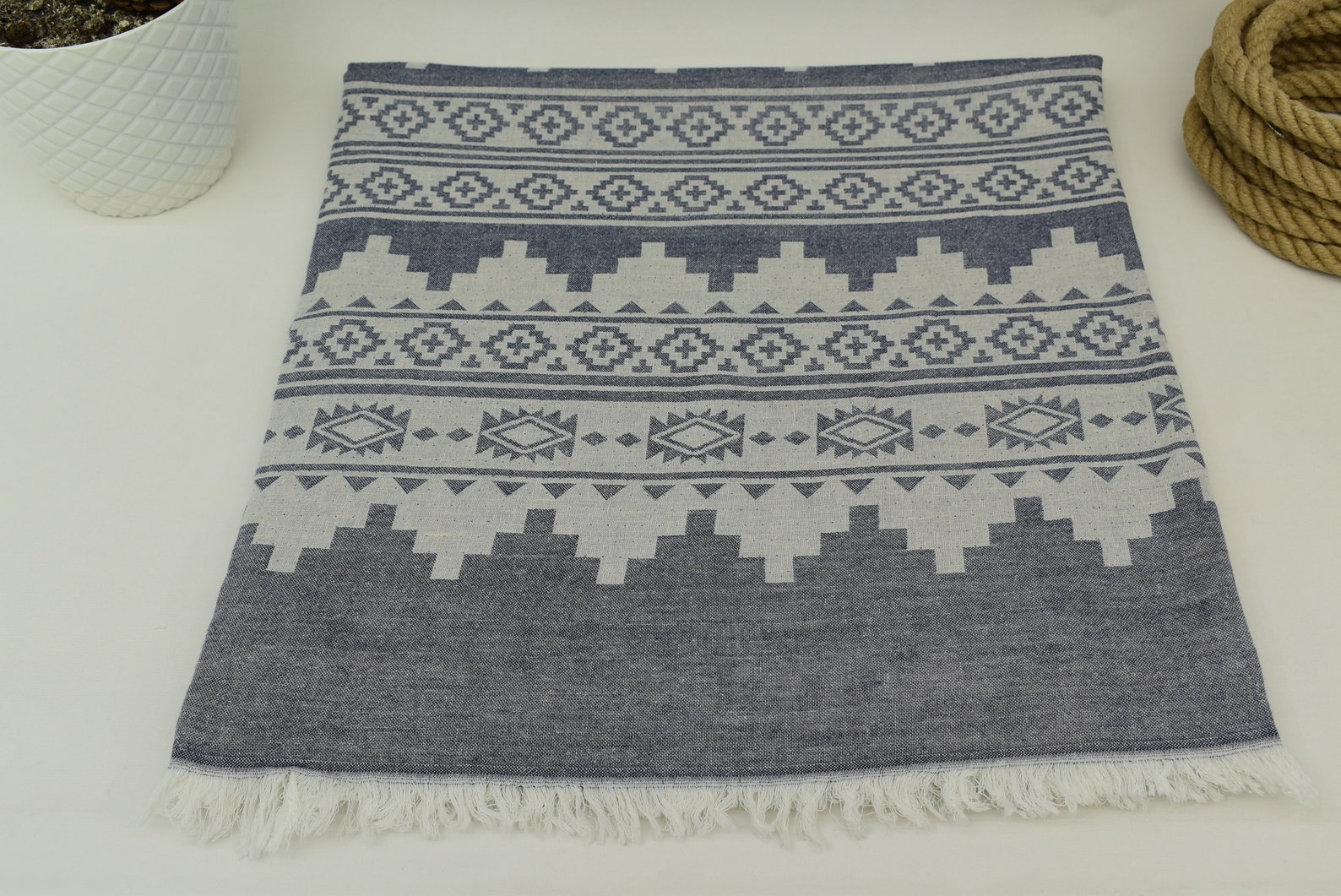 Kilim Throw Turkish Kilim Patterned Throw Large Blanket 85x96 | Etsy