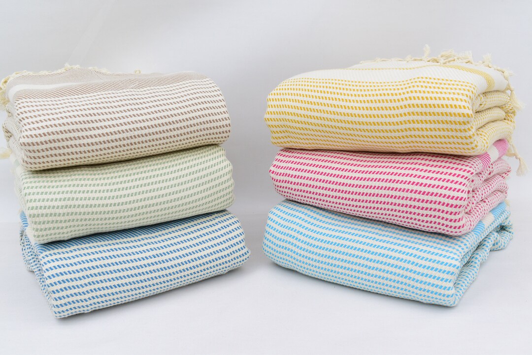 Turkish Blanket, Throw Blanket, Beach Blanket, Bamboo Blanket, Soft ...