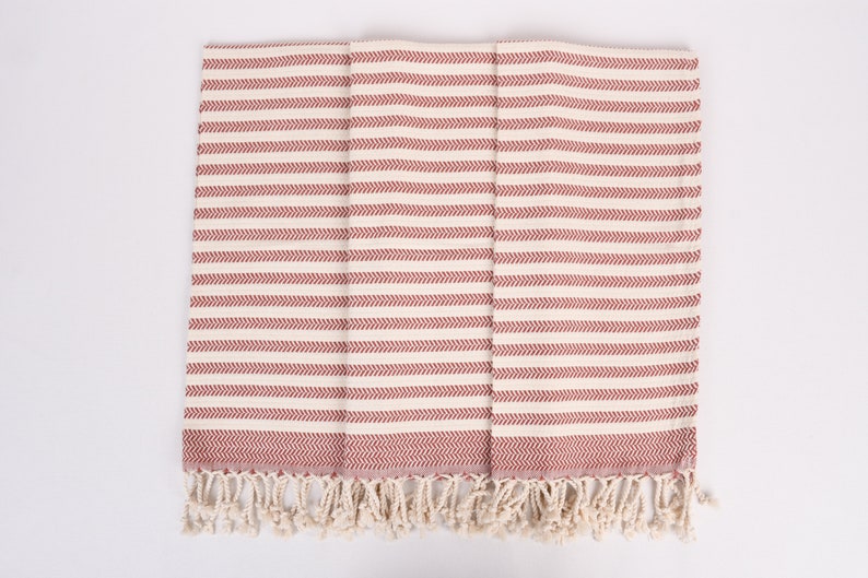 Turkish Hand Towel, Small Towel, Brick Peshkir, Chevron Dishcloth ...