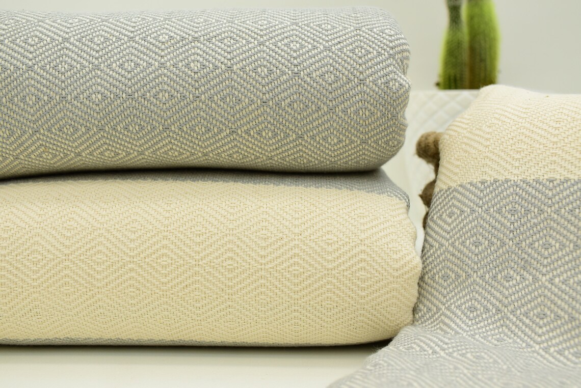 82"x94" - 210x240cm HIGH QUALITY GRAY Throws Thick Throws Turkish ...