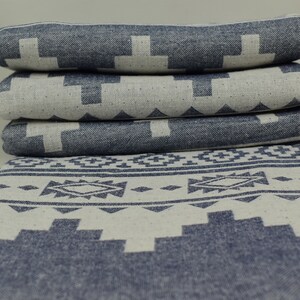 Kilim Throw Turkish Kilim Patterned Throw Large Blanket 85x96 Cotton ...