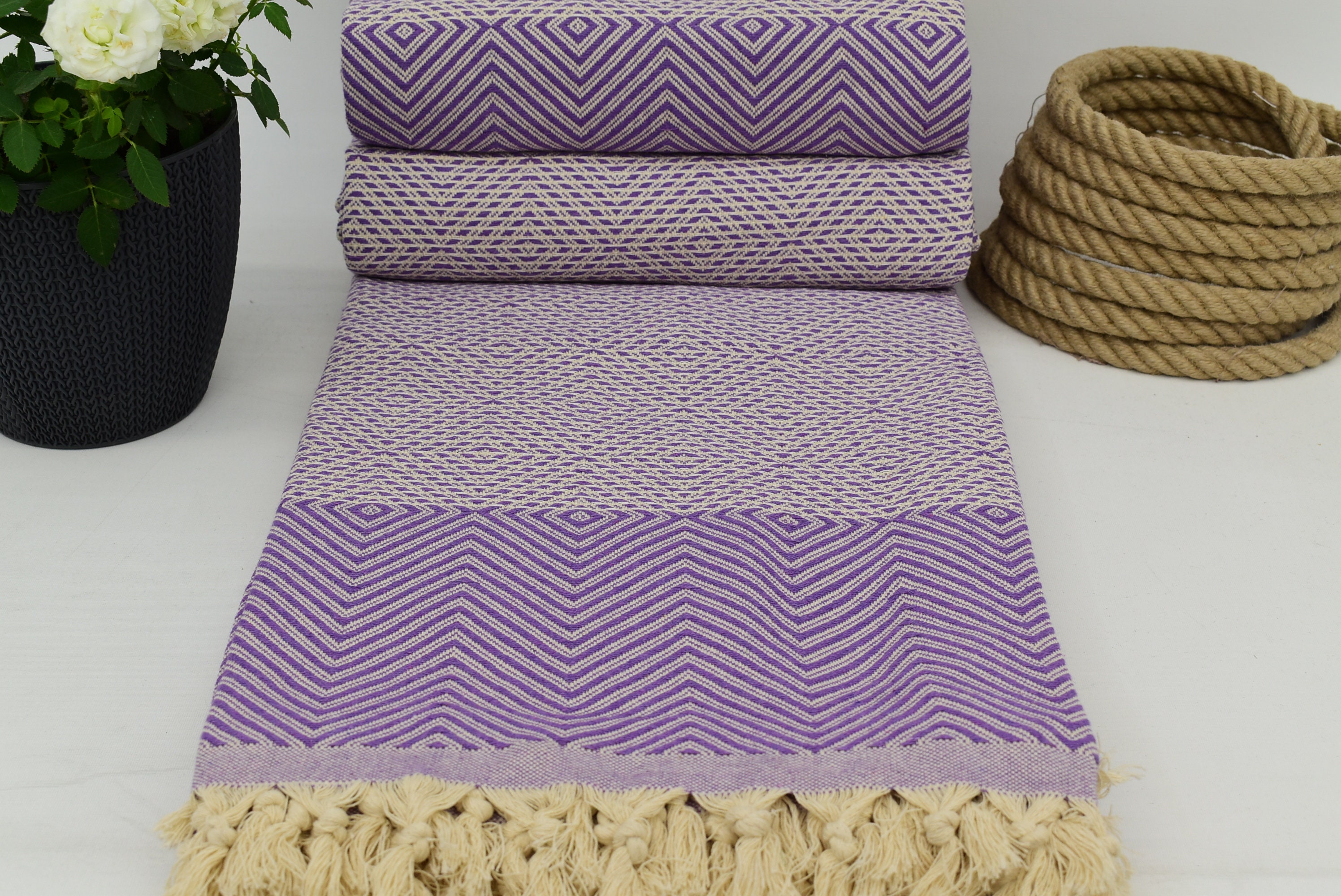 Turkish Blanketorganic Blanket Bedding Blanket | Etsy