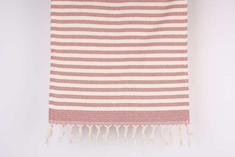 Turkish Hand Towel, Small Towel, Brick Peshkir, Chevron Dishcloth ...
