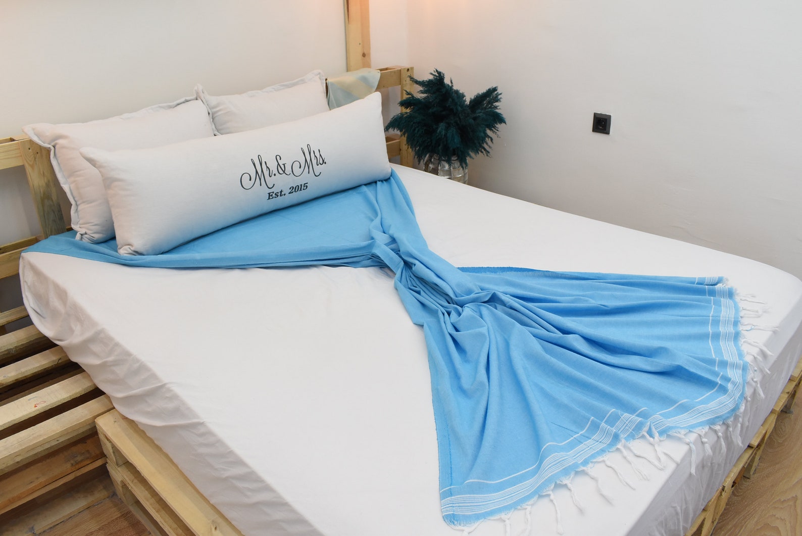 Couvre-lit turquoise couverture turque couverture de canapé | Etsy