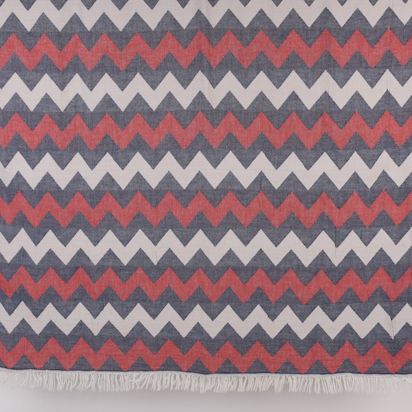 Navy and Red Chevron - Etsy