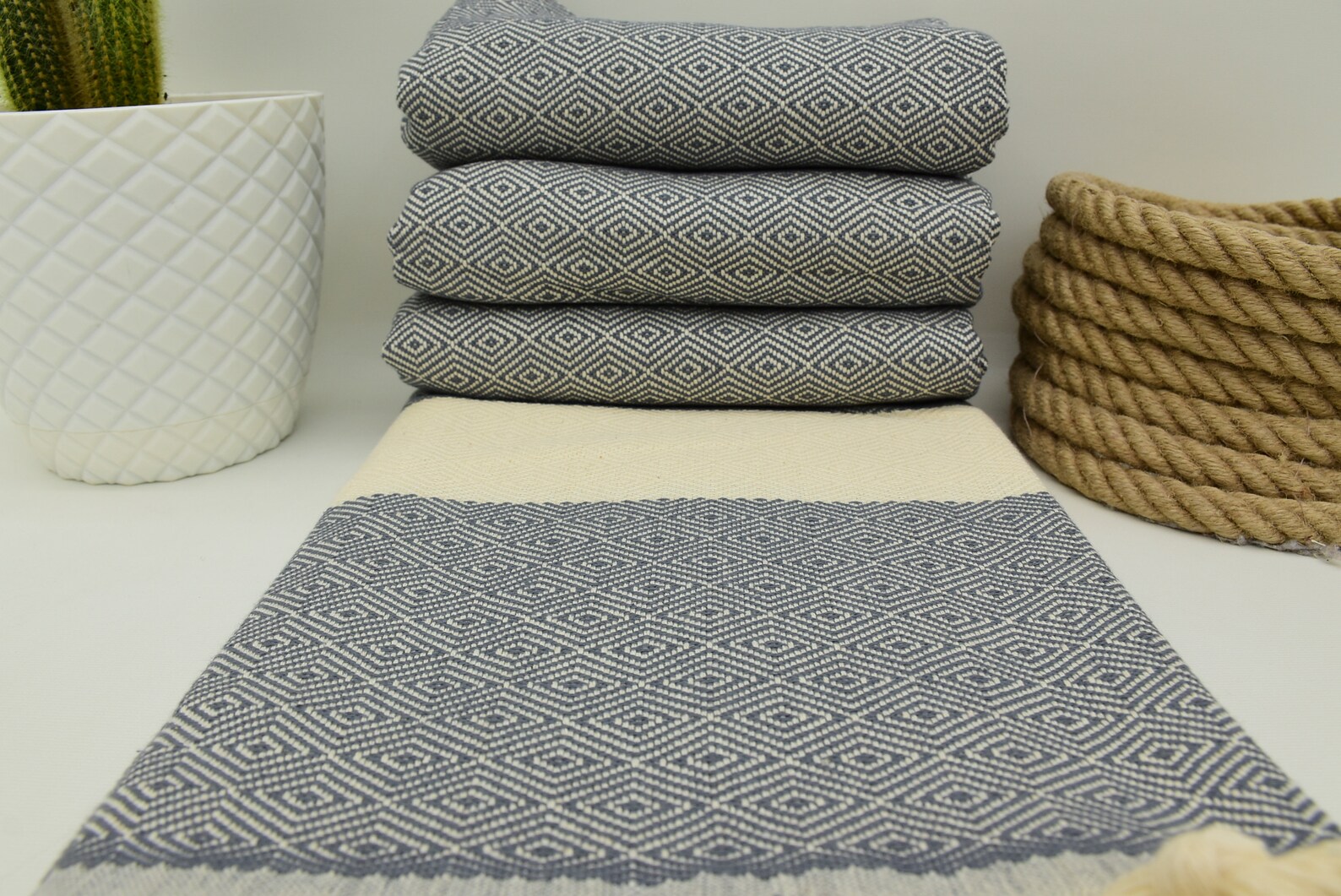 Gray Blanket Gray Throw Diamond Throws 82x94 210x240 Turkish - Etsy