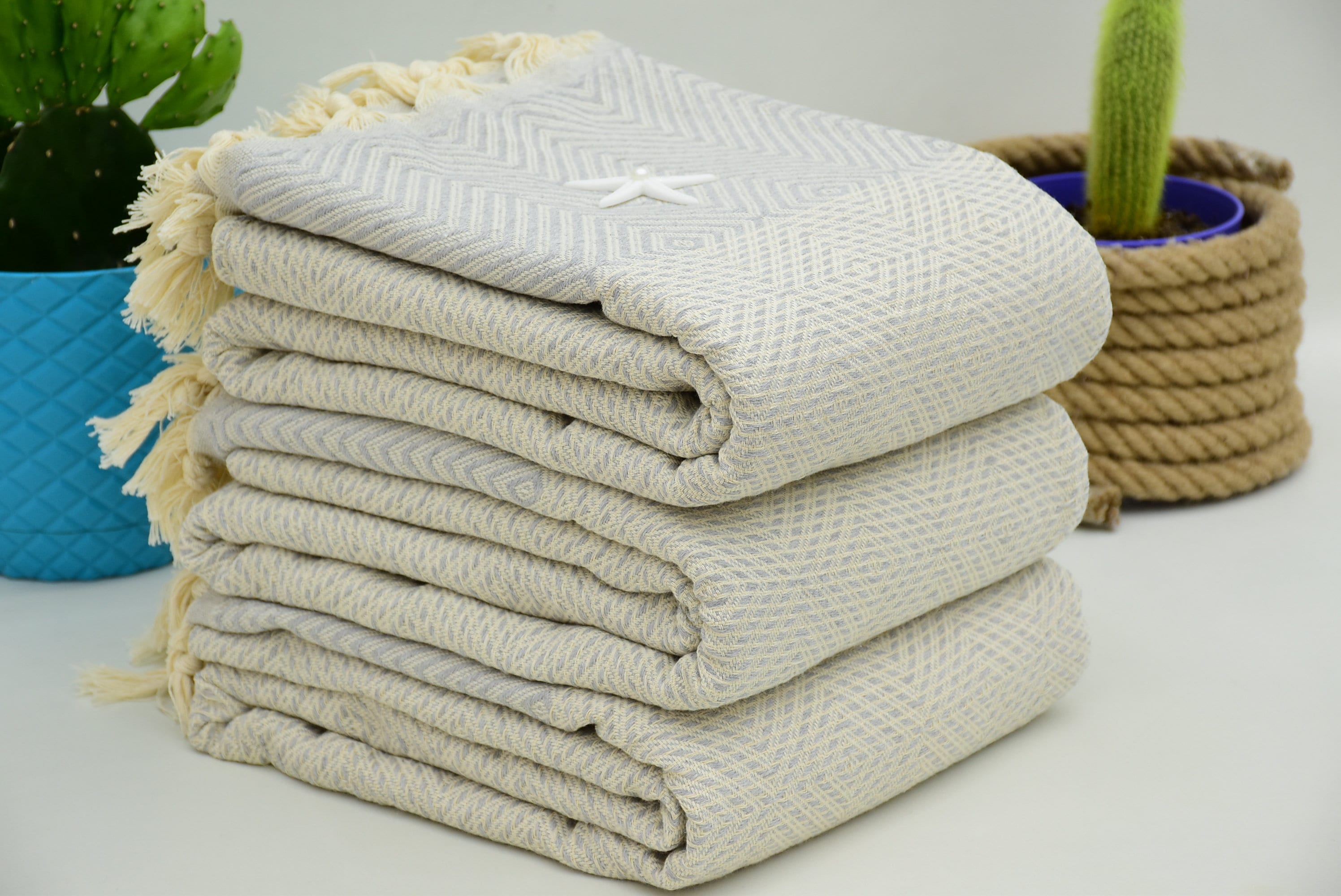 79x90 Light Gray Turkish Blanket Turkish ThrowAbsorbent | Etsy