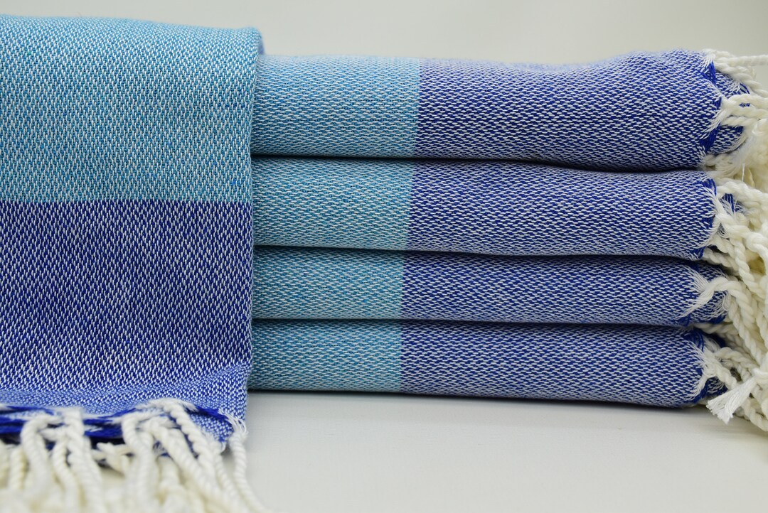 Sax Blue and Turquoise Towel 36x70 Towel, Turkish Towels Picnic Towel ...