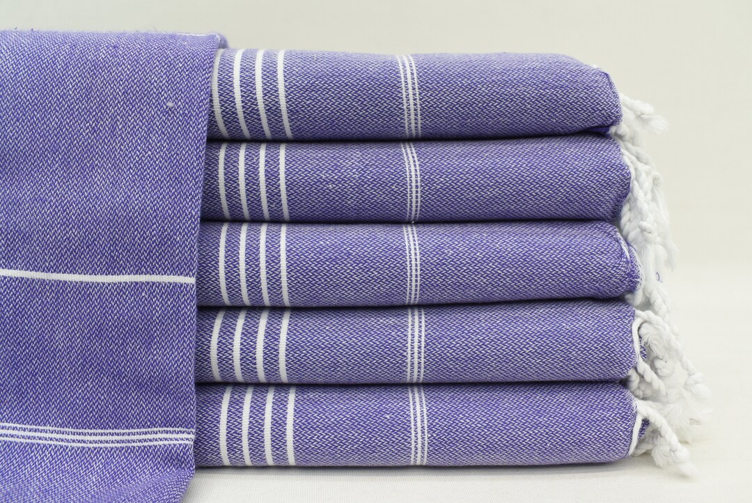 Purple Beach Towel, Bath Towel,turkish Towel,40x70, Decorative Bath ...