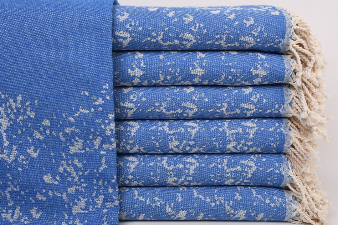 40x71 Inches Monogrammed Beach Towel, Bridesmaid Gifts, Petrol Blue ...