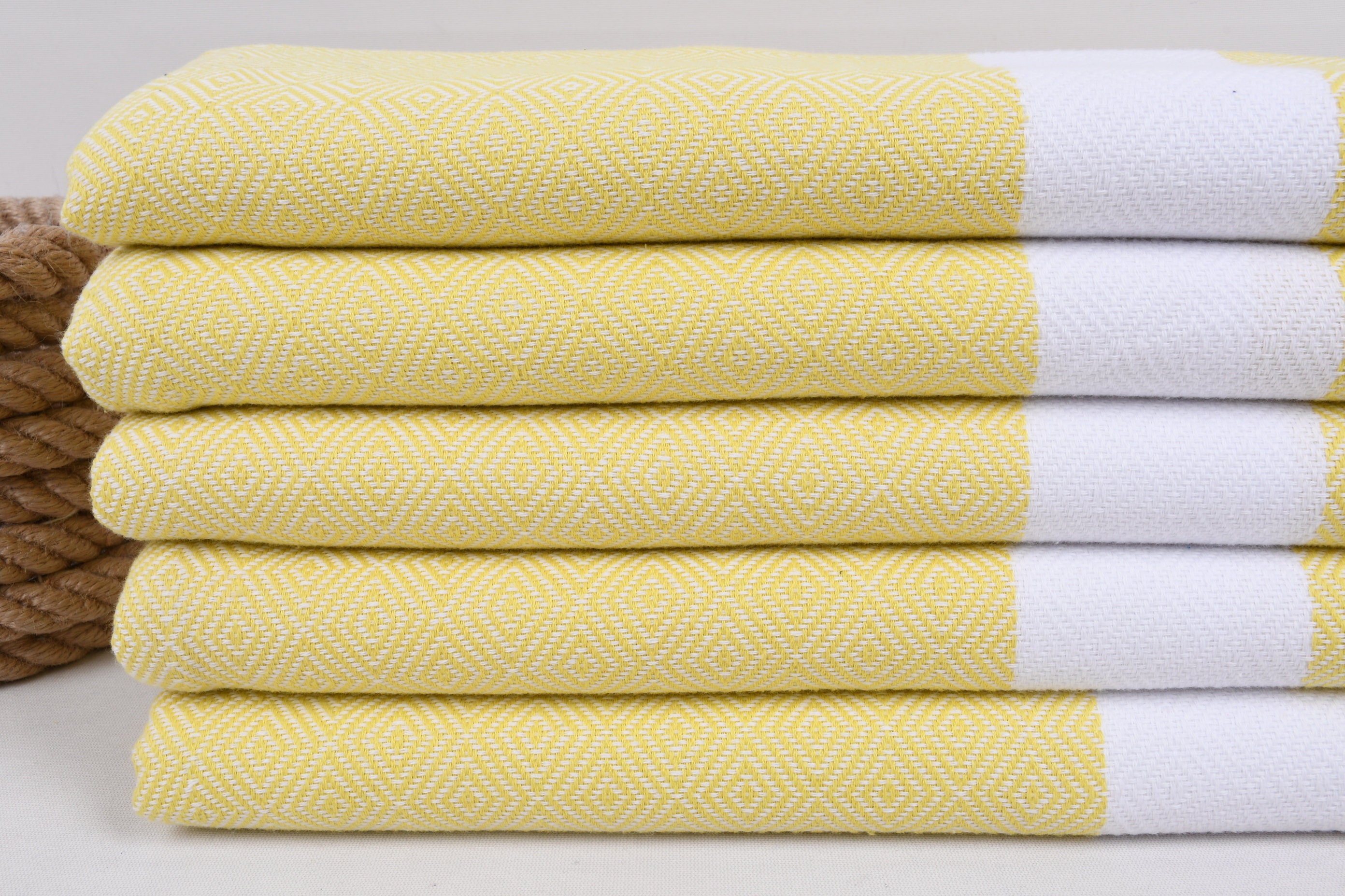 Turkish Bath Towellight Yellow Towel 40x70 Wedding Towels | Etsy