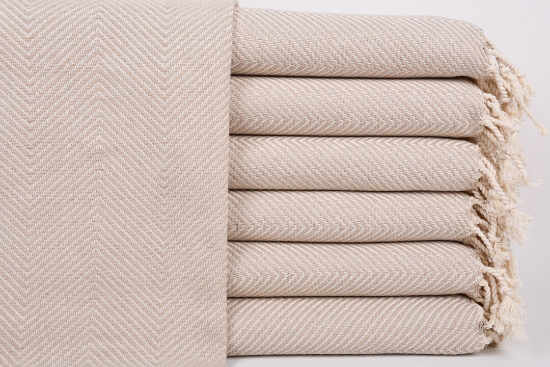 Small Towel, Face Towel, Light Beige Washcloth, Chevron Washcloth ...