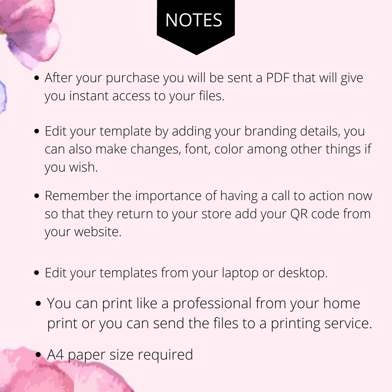 Editable Box Label Template/ Branded Packaging Labels - Etsy