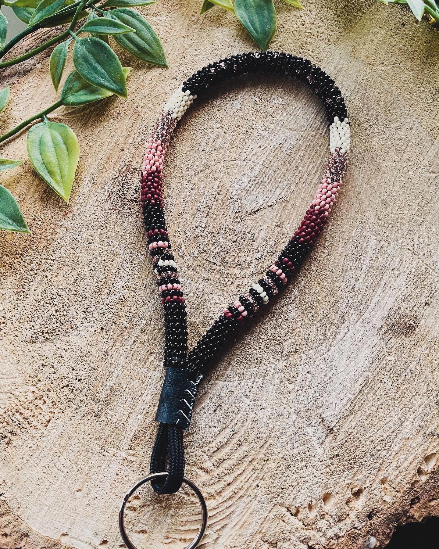 Beaded Keychain - Etsy