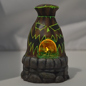 RUST Furnace Jack O Lantern 3d Printed and Painted Glow in the Dark ...