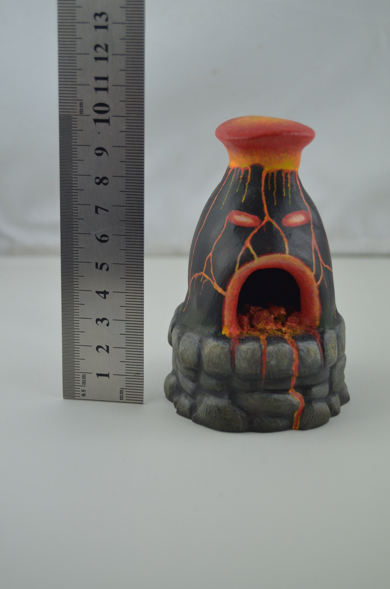 RUST Furnace Furious Volcano 3d Printed and Painted Glow in the Dark ...