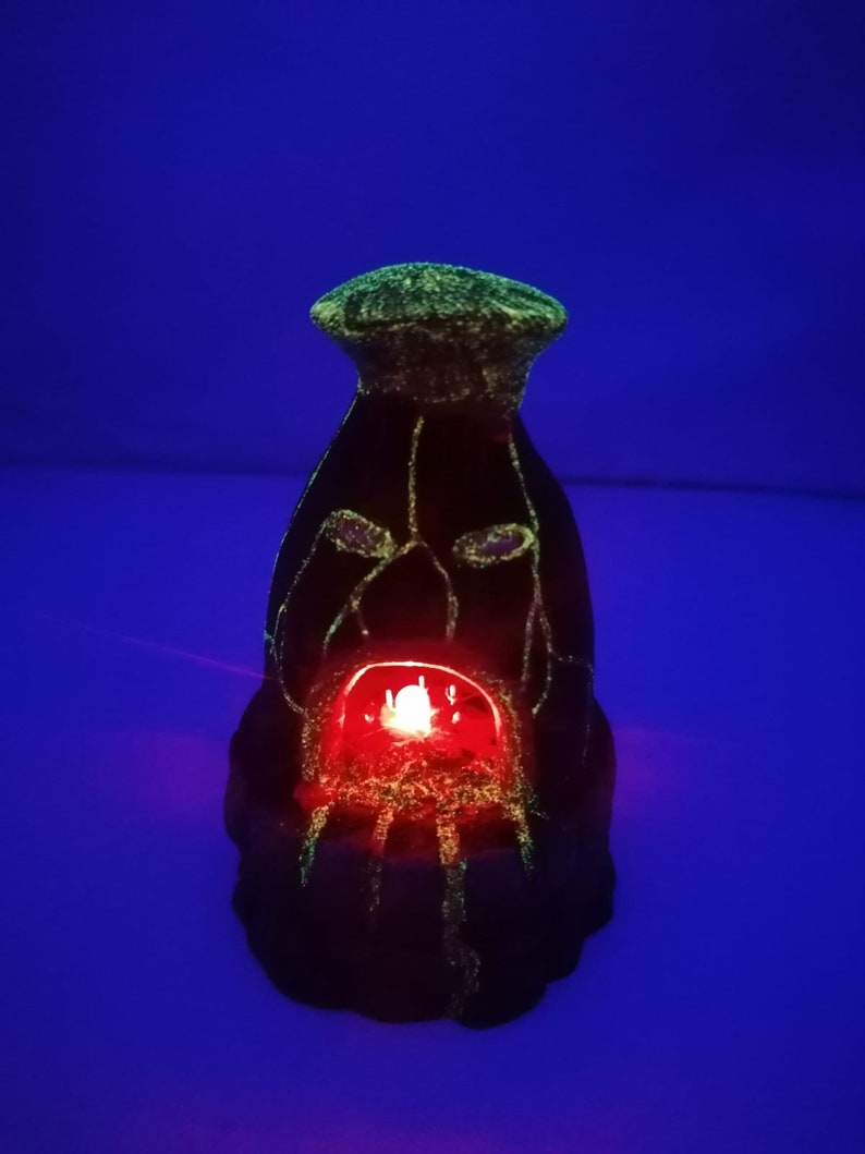 RUST Furnace Furious Volcano 3d Printed and Painted Glow in the Dark ...