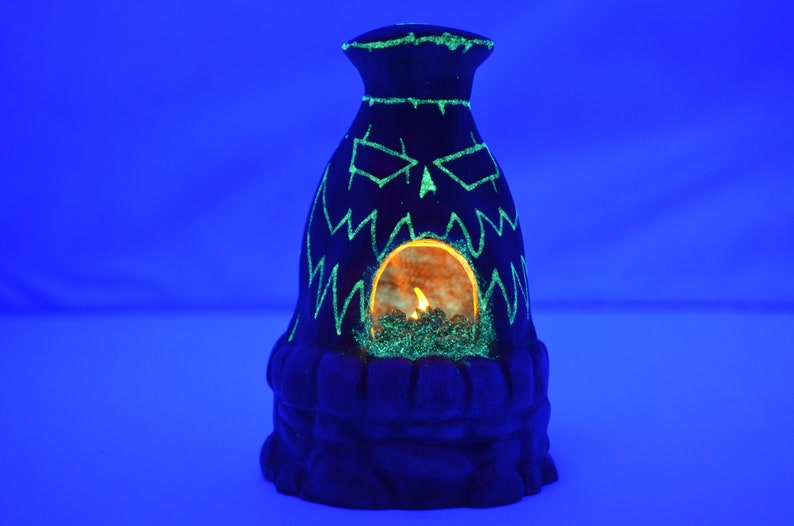 RUST Furnace Jack O Lantern 3d Printed and Painted Glow in the Dark ...