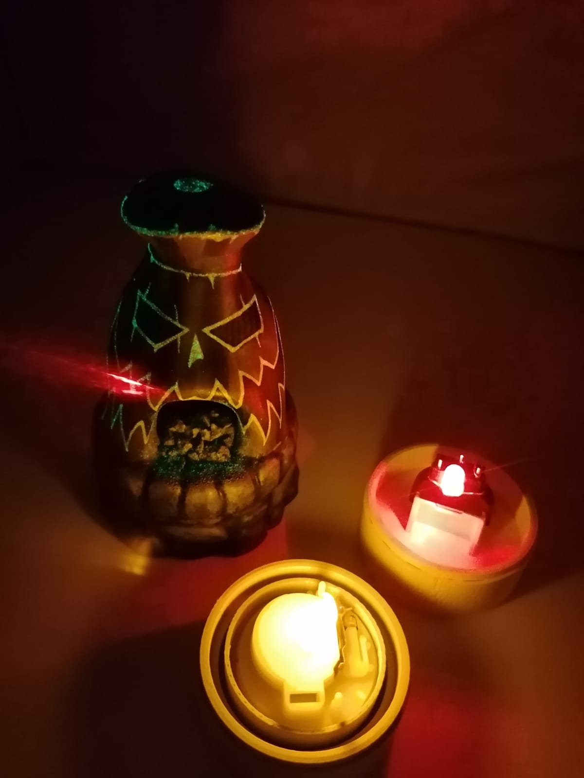 RUST Furnace Jack O Lantern 3d Printed and Painted Glow in the Dark ...