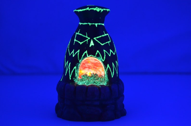 RUST Furnace Jack O Lantern 3d Printed and Painted Glow in the Dark ...