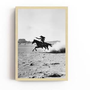 Cowgirl Desert Print: Vintage Western Wall Art - Etsy