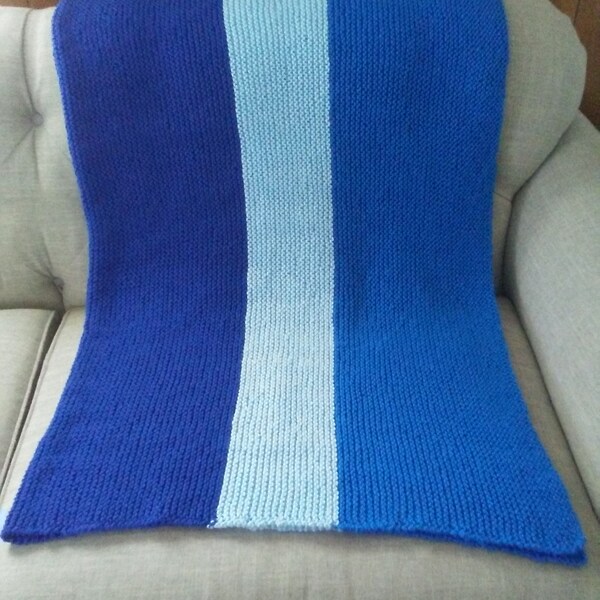 Royal Blue Throw Blanket - Etsy