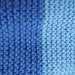 Pretty Periwinkle and Light Blue Handmade Knit Afghan Couch Throw ...
