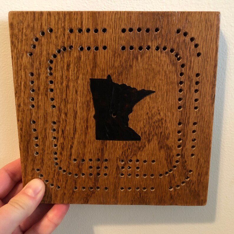 Square Cribbage Board - Etsy