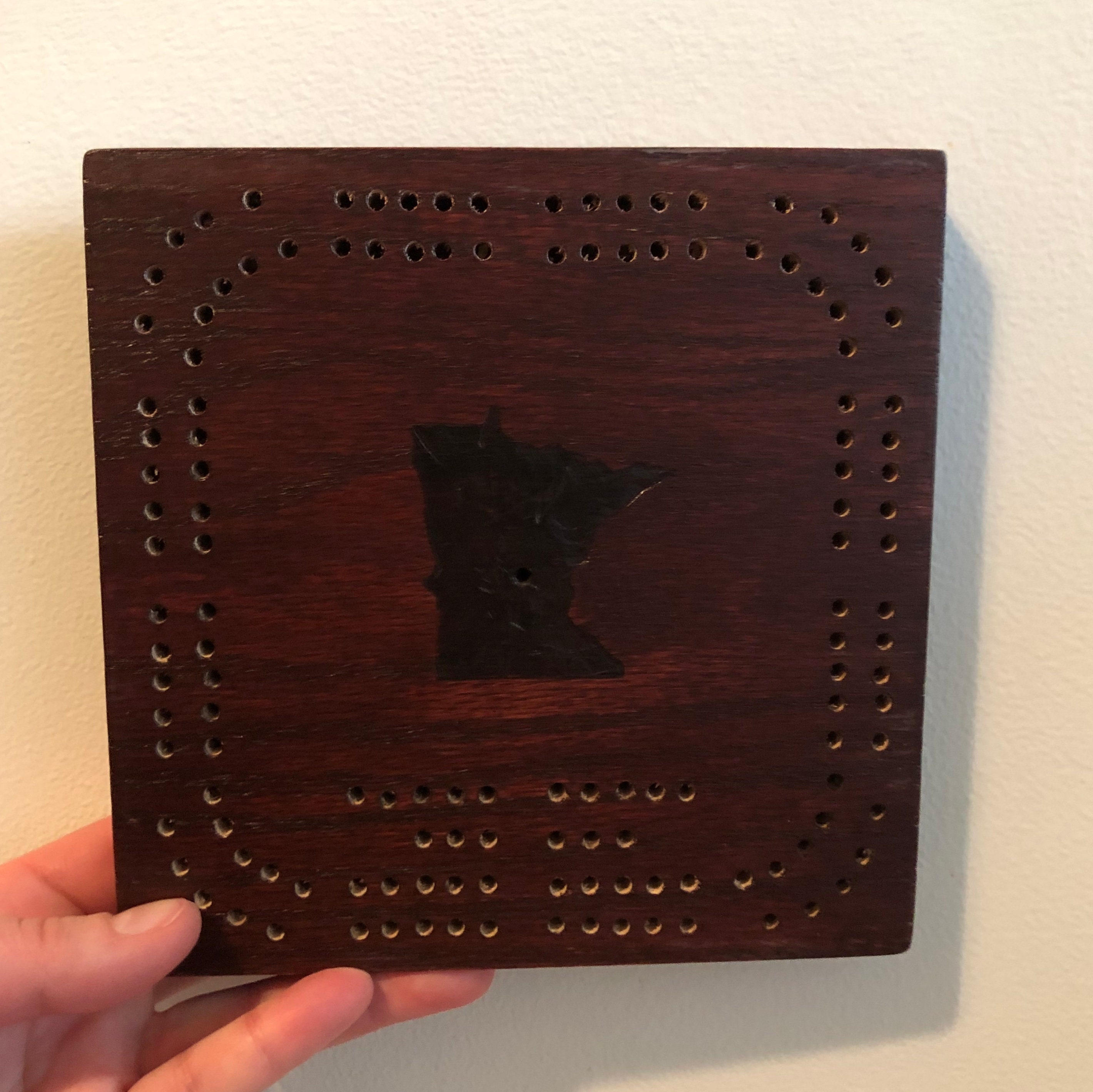 Square Cribbage Board - Etsy