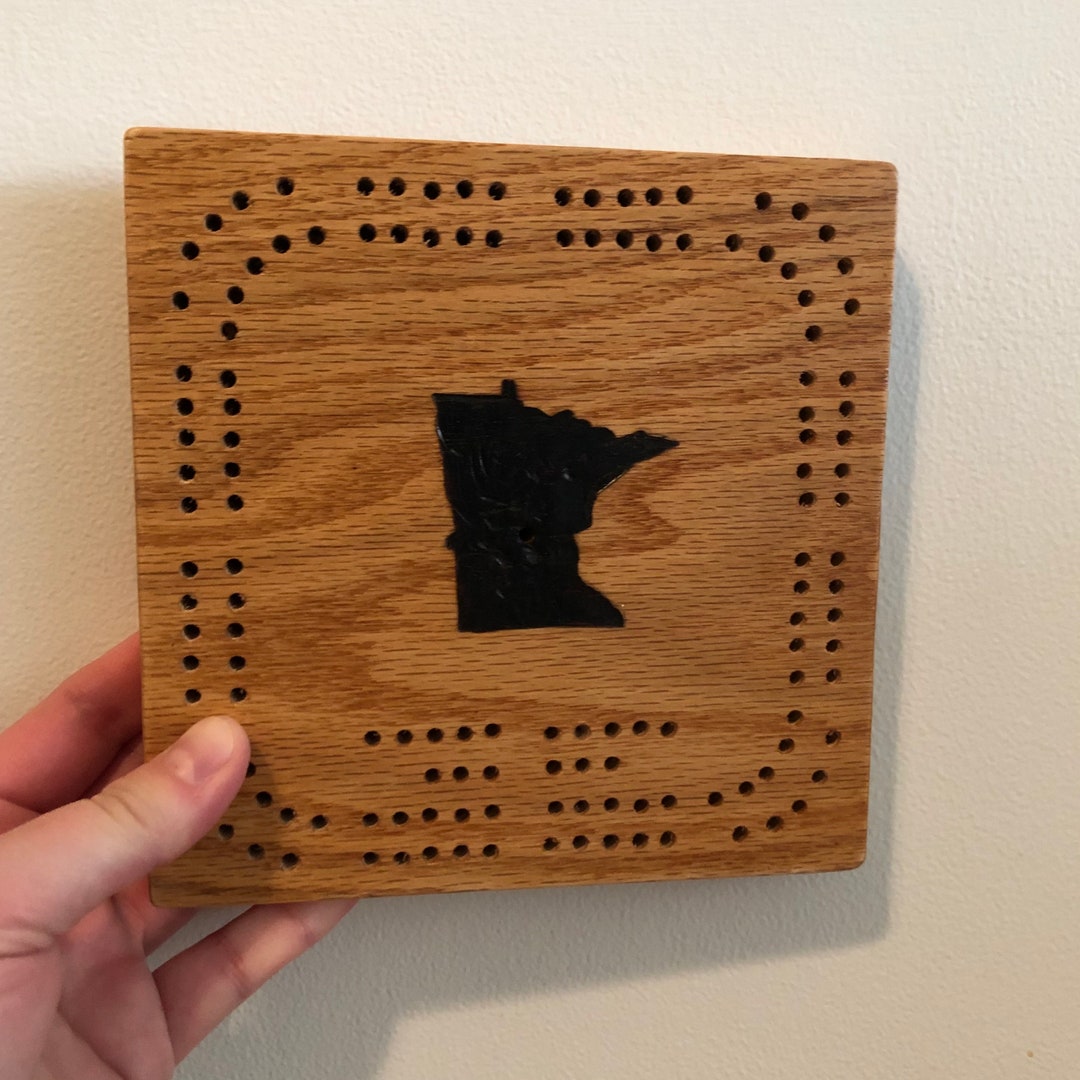 Square Cribbage Board - Etsy