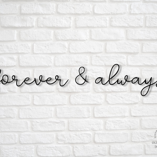 Always and Forever - Etsy