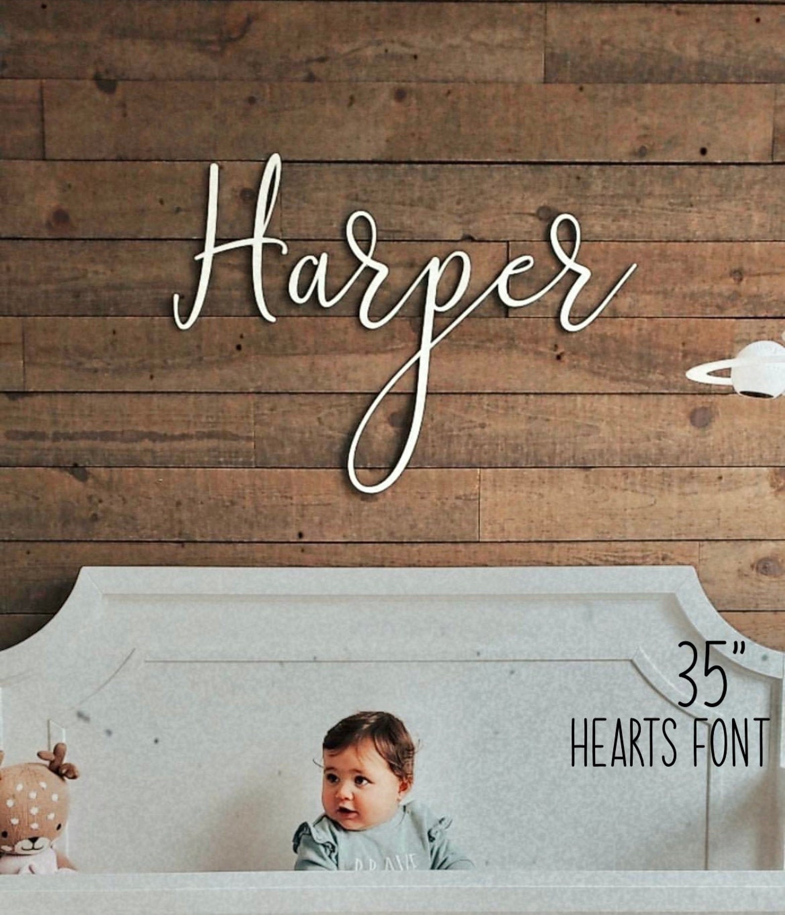 Baby Name Cutout Nursery Name Sign Nursery Decor Large - Etsy Canada