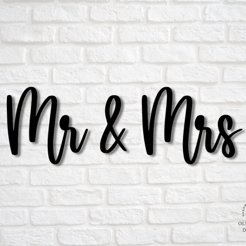 Mr and Mrs Signs - Etsy