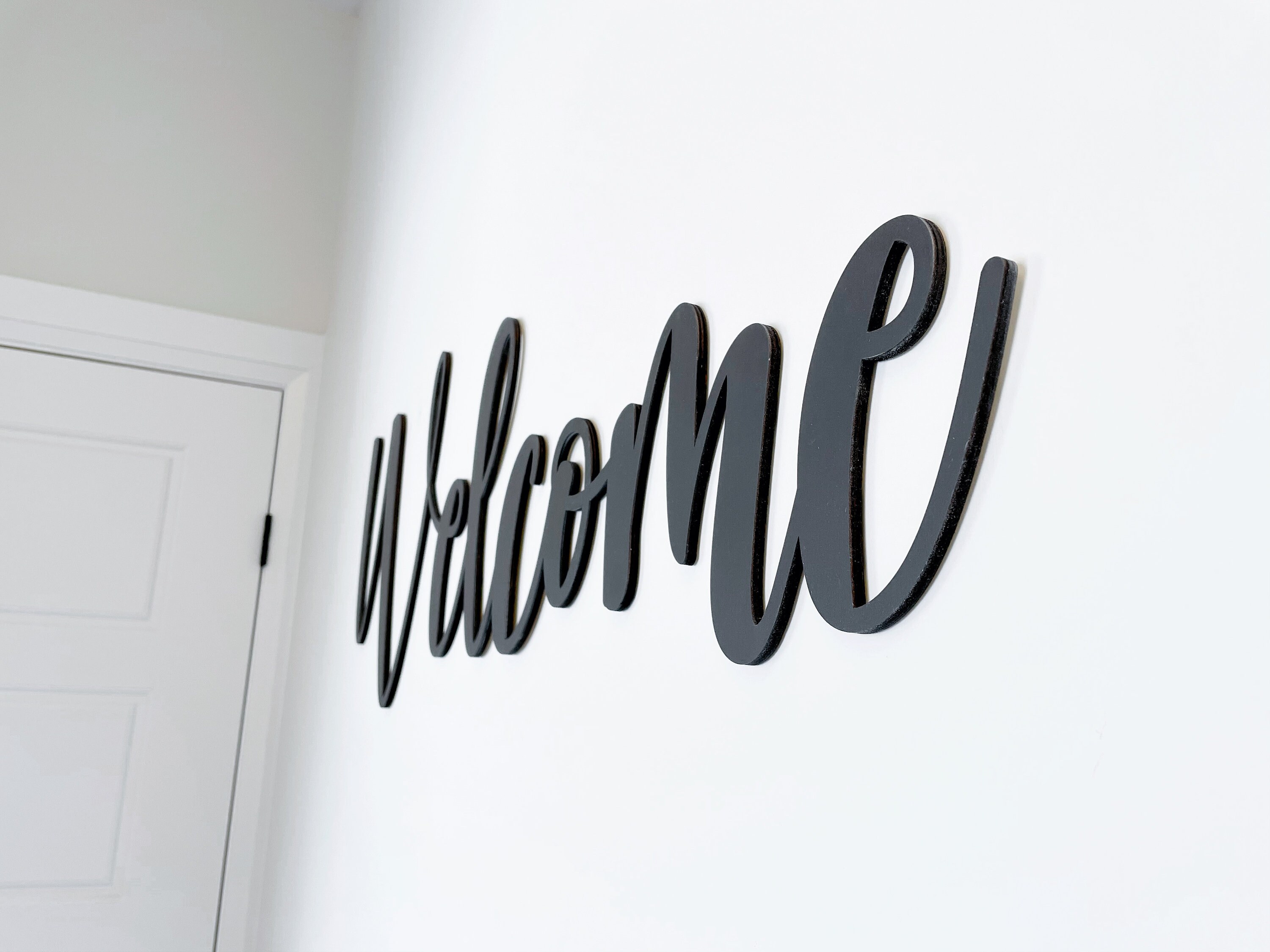 Welcome Sign Cutout Welcome Sign Welcome Sign for Entryway | Etsy