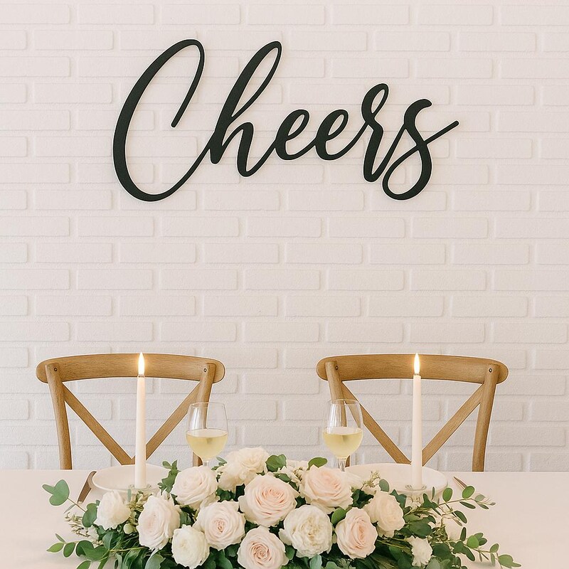 Cheers Sign - Etsy