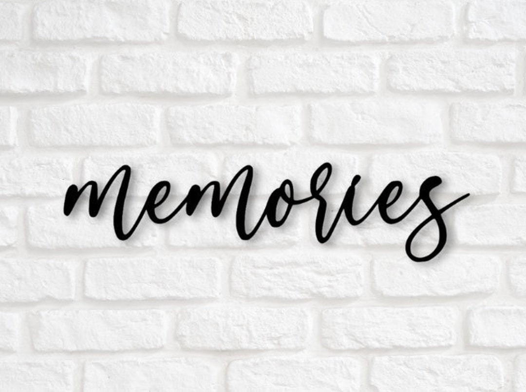 Memories Sign - Memories Wall Sign - Sign for Memory Wall - Memories ...