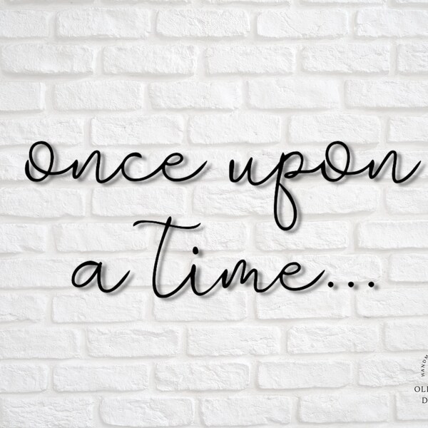 Once Upon a Time - Etsy