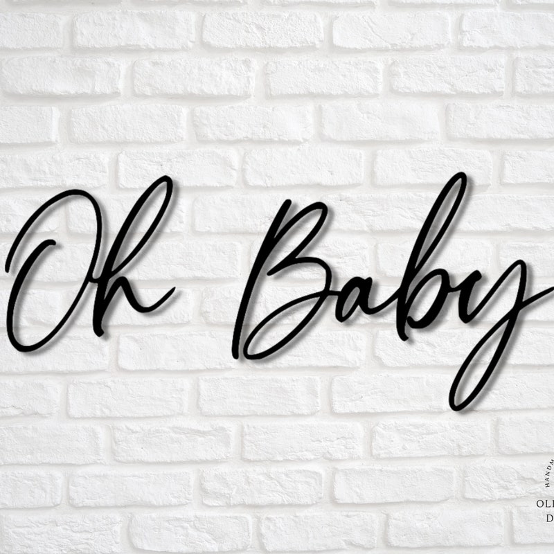 Oh Baby Sign - Etsy