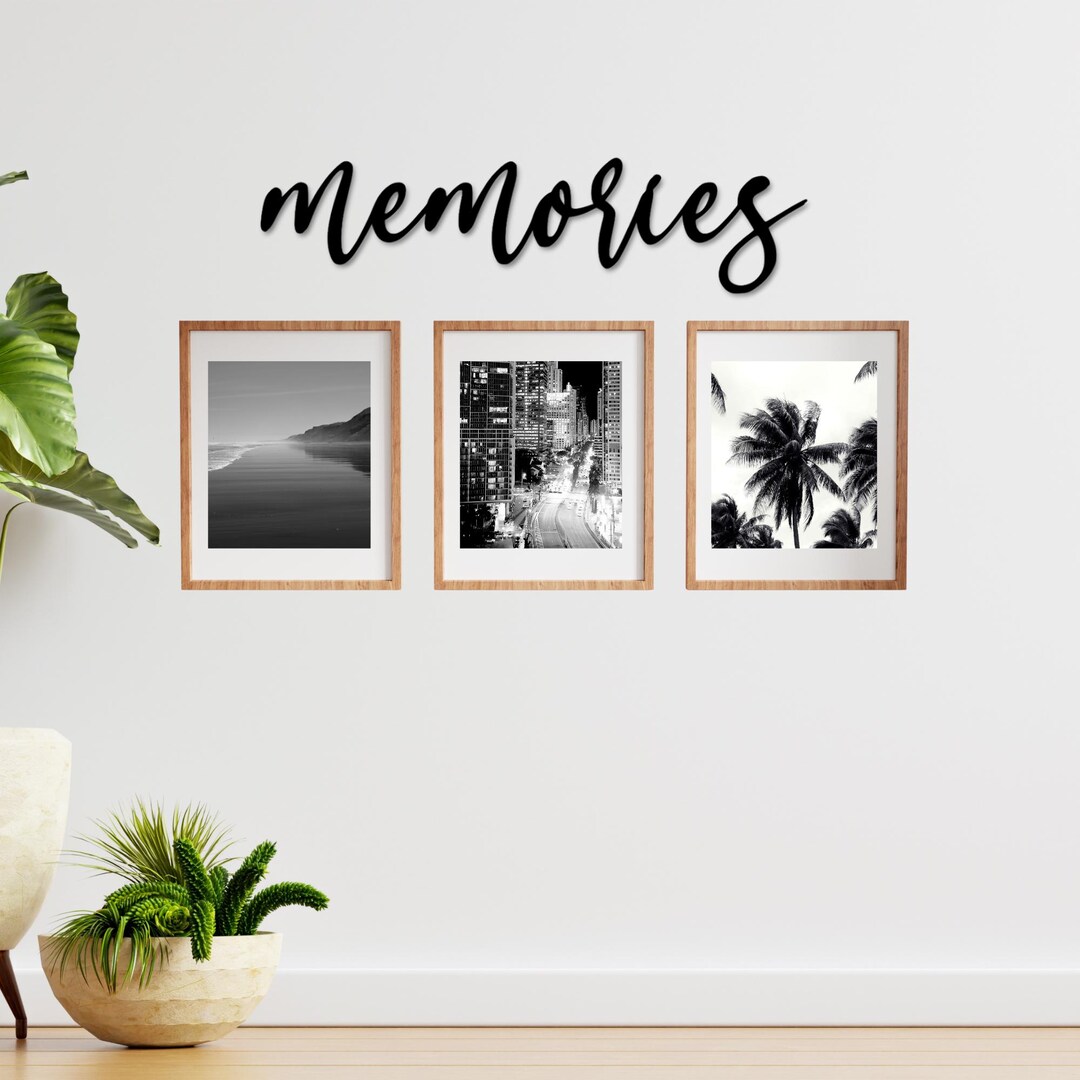 Memories Sign - Memories Wall Sign - Sign for Memory Wall - Memories ...