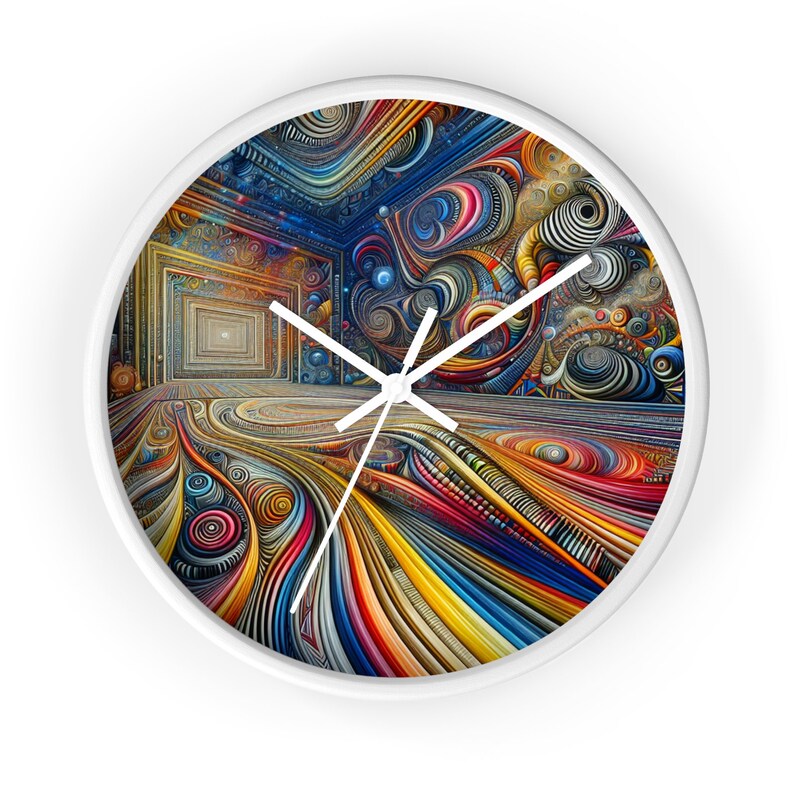 Lorena Bellini Wall Clock Surreal Design Home Decor Housewarming Gift Abstract Art Artistic ...