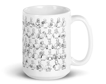 Sign Language Mug - Etsy