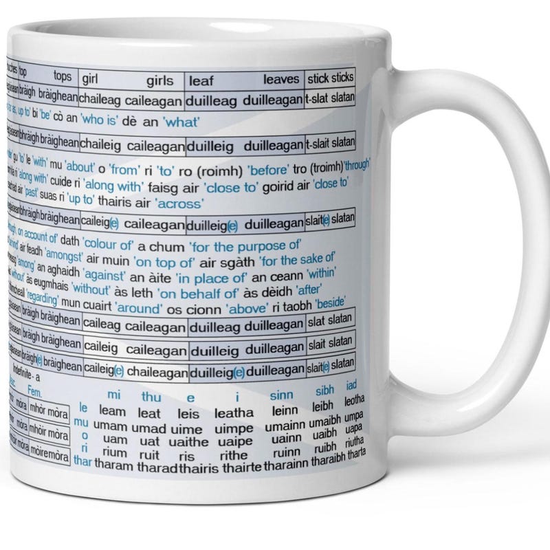 Irish Language Coffee Mug - Etsy