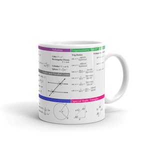 Math Formulas and Equations Mug - Etsy