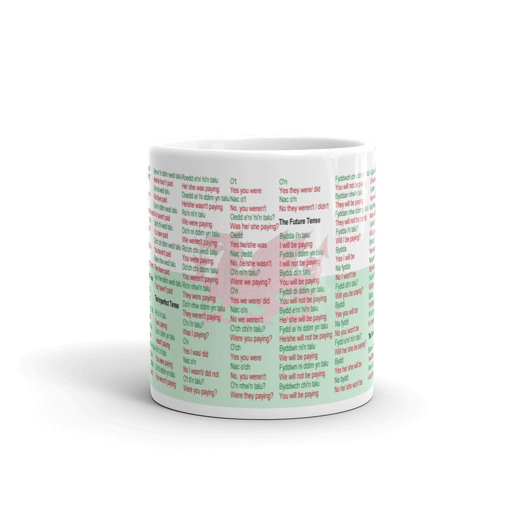 Welsh Conjugation Mug - Etsy