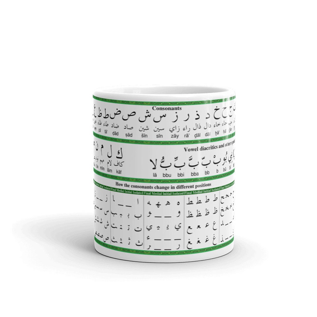 Arabic Alphabet Mug - Etsy