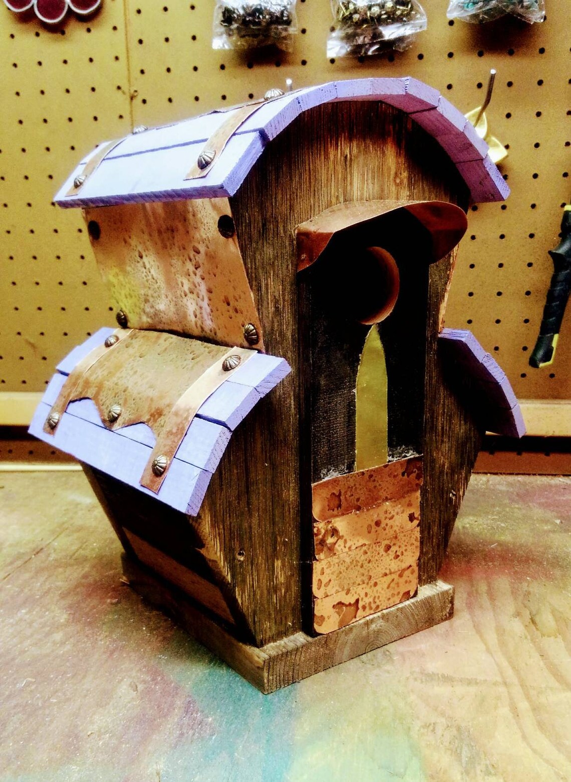 Unique Chapel Style Birdhouse - Etsy